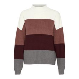 Culture Pullover 'CU Olivia' Damen Gr&ouml;&szlig;e L anthrazit / bordeaux / dunkelrot / wei&szlig;