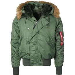 Alpha Industries Winter Jacket 'N2B' male Green size XXL