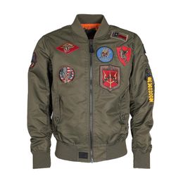 Top Gun Between-Season Jacket ' TG2024001 ' male Green size XXXL