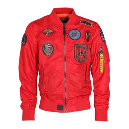Top Gun Jacke 'TG2024001' Herren Gr&ouml;&szlig;e S blau / braun / gelb / rot