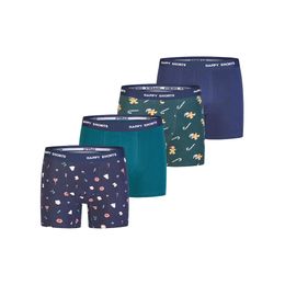 Happy Shorts Boxer shorts 'Christmas' male Blue, Green size S