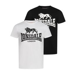 Lonsdale T-Shirt 'Kelso' Herren Gr&ouml;&szlig;e XL schwarz / wei&szlig;