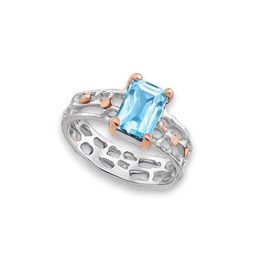 La Moda Me Ring 'Imperial' Damen Größe 57 aqua