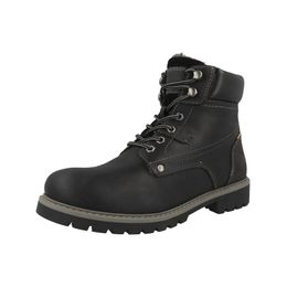 Camel Active Lace-Up Boots male Black size 45