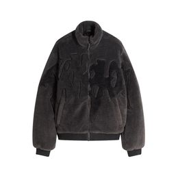 Bershka Jacke Herren Gr&ouml;&szlig;e M anthrazit / schwarz