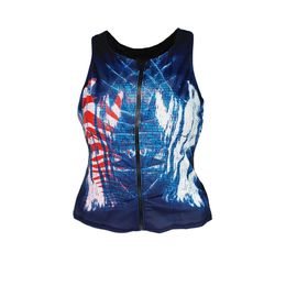 Beco The World Of Aquasports Tankini Top 'Beactive Racerback' female Blue size 48