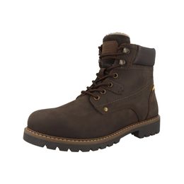 Camel Active Lace-Up Boots male size 44 Dark brown