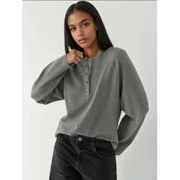 Hiccup Sweatshirt Damen Gr&ouml;&szlig;e S graumeliert