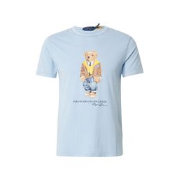 Polo Ralph Lauren T-Shirt Herren Gr&ouml;&szlig;e M hellblau / braun / cappuccino / gelb