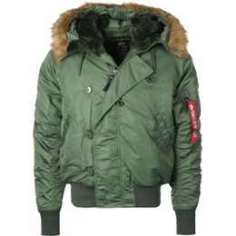 Alpha Industries Winterjacke 'N2B' Herren Gr&ouml;&szlig;e XXL gr&uuml;n