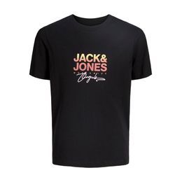 Jack & Jones Jack & Jones Junior Shirt 'JORCanggu' boy size 176 Pastel yellow / Salmon / Black / White