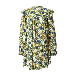 Oasis Kleid 'Frill' Damen Gr&ouml;&szlig;e 34 royalblau / honig / kiwi / rosa / wei&szlig; Sommerkleid