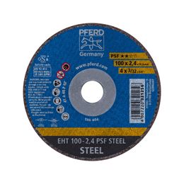 Pferd TOOLS Trennscheibe EHT 100x2,4x16 mm gerade Universallinie PSF STEEL f&uuml;r Stahl (61741116)