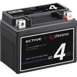 Ective LC 4CS LiFePO4-Batterie passend f&uuml;r Clesana C1 Toilette 12V - Fahrzeug-Batterien