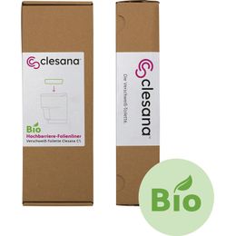 Clesana Bio Hochbarriere-Folienliner f&uuml;r die wasserlose Verschwei&szlig;-Toilette Clesana C1 (2 St&uuml;ck) - Toilettenbeutel & Toilettenzubeh&ouml;r