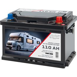 Next Level Systems LiFePO4 Bordbatterie f&uuml;r Reisefahrzeuge mit Bluetooth und Heizung 110 Ah - Fahrzeug-Batterien