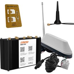 Selfsat MWR 5550 5G Cat 20 WLAN Router mit SHARK 5G Dachantenne wei&szlig; bis 3,3 Gbps - Router-Sets
