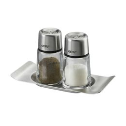 Gefu Salz- und Pfefferstreuer Set BRUNCH silber Glas,Edelstahl Maße (cm): B: 5,3 H: 6,9 » Möbel Kraft