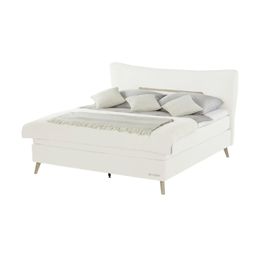 SKAGEN STUDIO Boxspringbett - creme - Materialmix - 194 cm - 123 cm - M&ouml;bel Kraft
