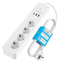 Echos smarte WLAN Steckdosenleiste Mehrfachsteckdose m. USB 2.0 Meter