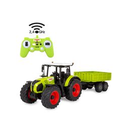Jamara Claas Arion 660 mit Kippanhänger 1:24 2,4GHz