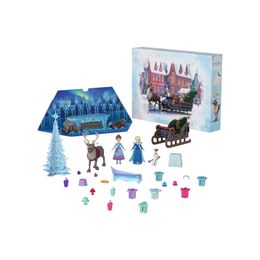 Mattel HWX20 - Disney Frozen - Die Eiskönigin Adventskalender 24 Tage, Anna & Elsa Puppen uvm.