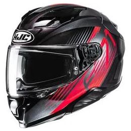 HJC Helmets HJC F71 Catos MC1 Integralhelm Schwarz / Rot L