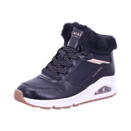 Skechers 310518L BKRG UNO - COZY ON AIR Schwarz Shoes Gr. 29