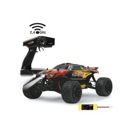 Jamara-53368-Vulcano Monstertruck 4WD 1:10 NiMh 2,4GHz mit LED