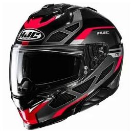 HJC Helmets HJC i71 Zest MC1 Integralhelm Grau / Rot / Schwarz S