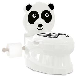 Jamara Meine kleine Toilette Panda mit Spülsound und Toilettenpapierhalter