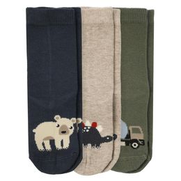 Topomini 3 Paar Baby Socken mit verschiedenen Motiven