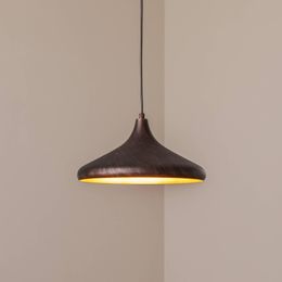Opviq H&auml;ngeleuchte Barek, schwarz/gold, &Oslash; 34 cm, Metall, E27