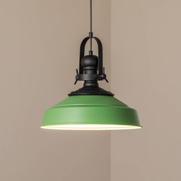 Opviq H&auml;ngeleuchte Craft, gr&uuml;n, Metall, &Oslash; 41 cm, E27