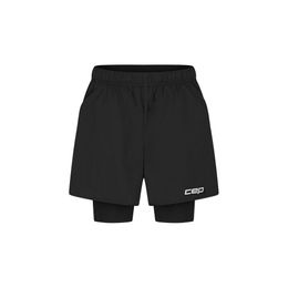 CEP Damen Core Run 2in1 Short schwarz