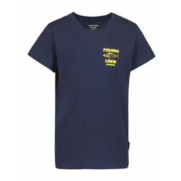 Icepeak Shirt "Leadville" in Dunkelblau/ Gelb - 42% | Gr&ouml;&szlig;e 128 | Kinder-oberteile