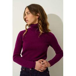 AUTHENTIC CASHMERE Kaschmir-Rollkragenpullover "Bise" in Lila - 58% | Gr&ouml;&szlig;e M | Damen-pullover-cardigans