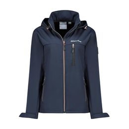 Geographical Norway Softshelljacke "Tounia" in Dunkelblau - 65% | Gr&ouml;&szlig;e XXL | Damen-outdoorjacken