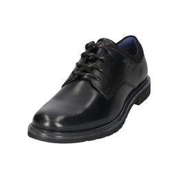 Bugatti Leder-Schn&uuml;rschuhe in Schwarz - 35% | Gr&ouml;&szlig;e 44 | Herren-schnuerschuhe