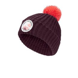 Jack Wolfskin M&uuml;tze "Pompom Badge" in Lila/ Orange - 10% | Gr&ouml;&szlig;e M | Kindermuetzen