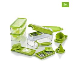 Genius 16tlg. Set: Schneider "Nicer Dicer smart" in Grün - 35% | Kuechenhelfer