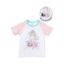 Disney Frozen Shirt "Frozen" in Wei&szlig;/ Rosa - 63% | Gr&ouml;&szlig;e 128 | Kinder-oberteile
