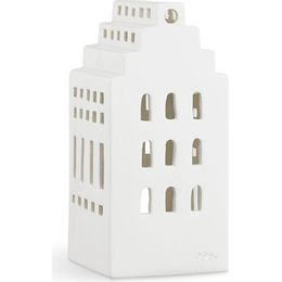 K&Auml;HLER DESIGN K&auml;hler Lichthaus "Urbania Manor" in Wei&szlig; - (B)8 x (H)17 cm - 10% | Kerzen-vasen