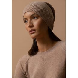 Perfect Cashmere Kaschmir-M&uuml;tze "Faith" in Taupe - 48% | Damen-muetzen-caps