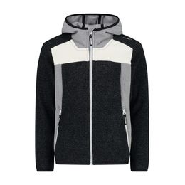 CMP Fleecejacke in Schwarz/ Grau/ Weiß - 56% | Größe 98 | Kids-fleecejacken-fleecepullover