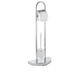 Wenko Kombi-WC-Garnitur "Raumwunder" in Chrom - (H)84 cm - 38% | Badezimmer-accessoires