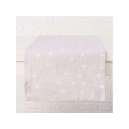 Boltze Tischl&auml;ufer "Starla" in Rosa/ Wei&szlig; - (L)140 x (B)40 cm - 11% |