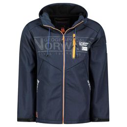 Geographical Norway Softshelljacke "Raoul" in Dunkelblau - 68% | Gr&ouml;&szlig;e 3XL | Herren-outdoorjacken