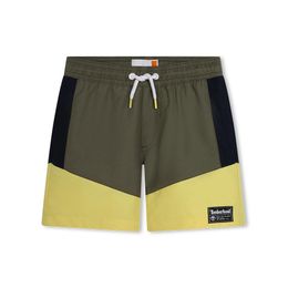 Timberland Badeshorts in Khaki/ Gelb - 61% | Gr&ouml;&szlig;e 164 | Kinder-bademode