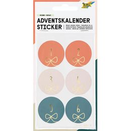folia PAPER Adventskalendersticker "Round Bows" - ab 5 Jahren - 11% | Kreativbedarf-diy
